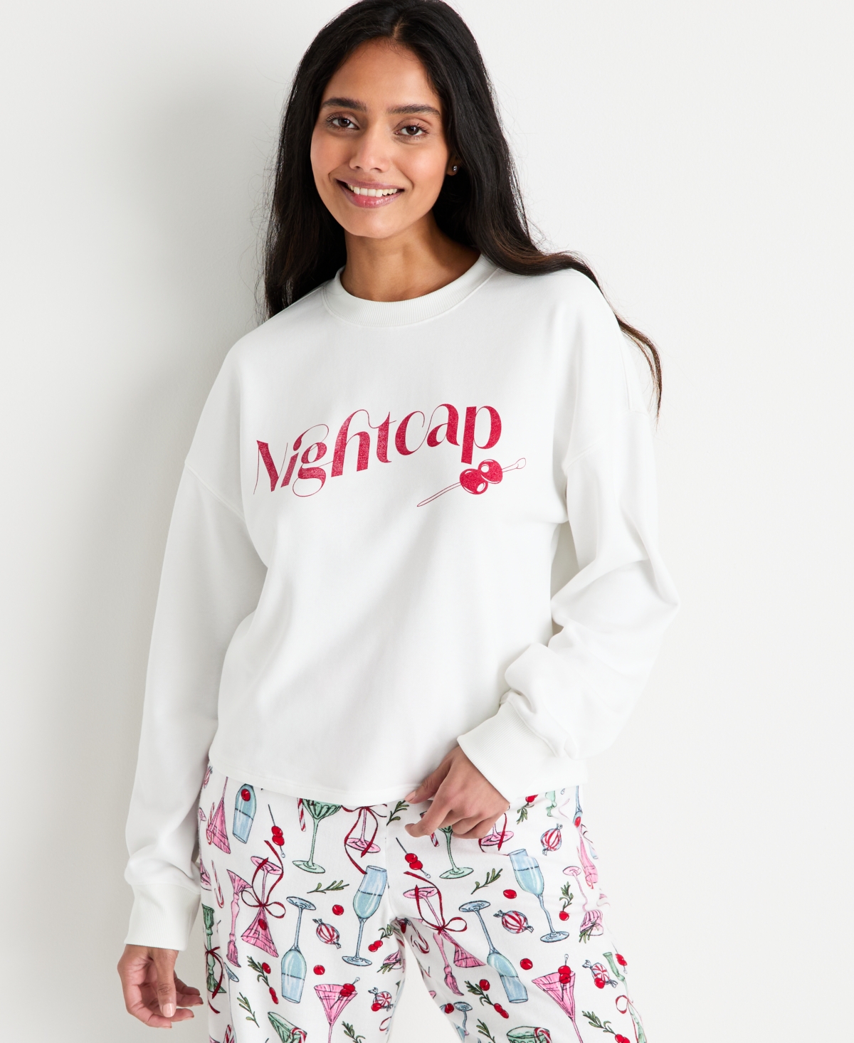 Click here for State of Day Womens Nightcap French Terry Graphic... prices