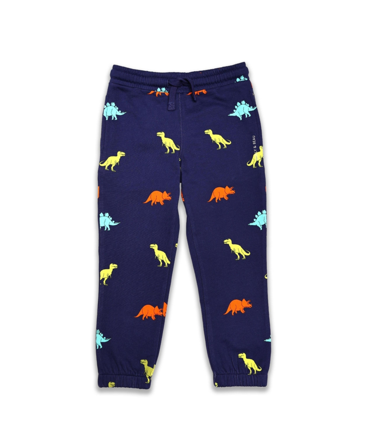 Click here for Holly and Beau Little boys Dinosaur Cotton Joggers... prices