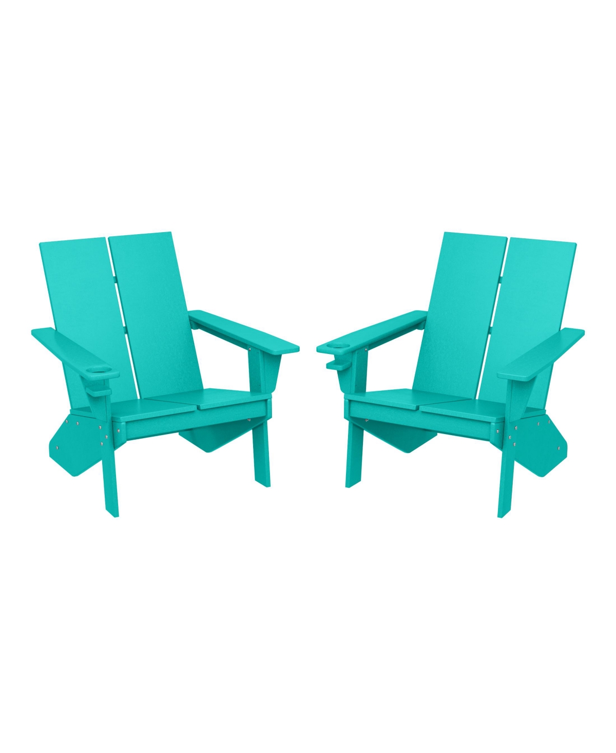 Click here for Outdoor Hdpe Modern Adirondack Chair with Cup Hold... prices