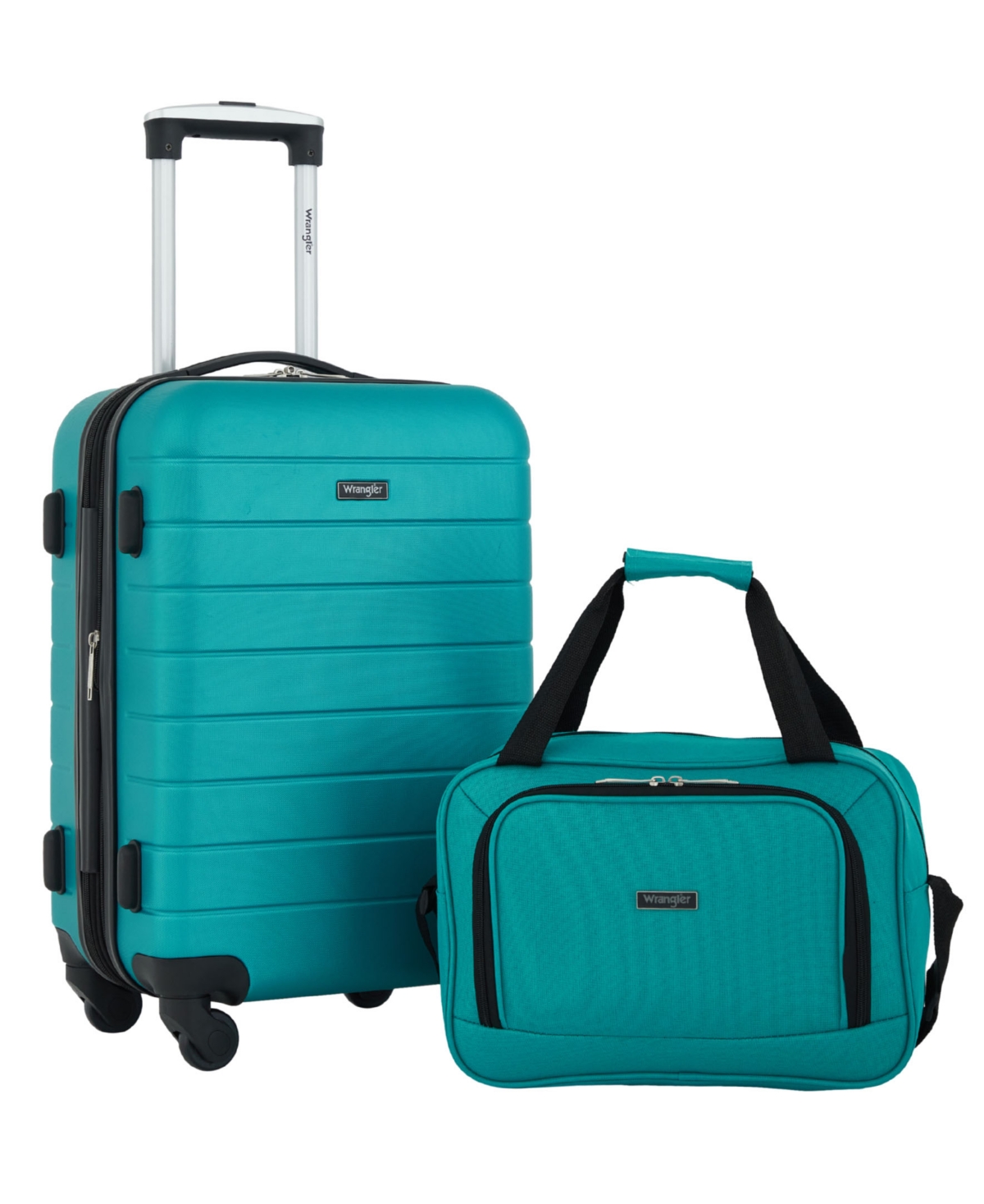 Click here for Wrangler El Dorado 2-Piece Luggage Set - Teal prices