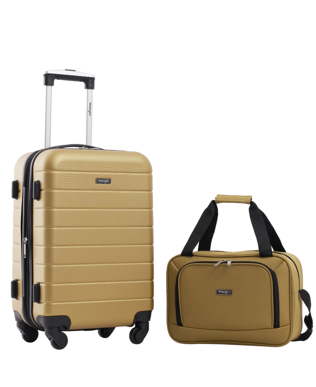 Click here for Wrangler El Dorado 2-Piece Luggage Set - Wood Thru... prices