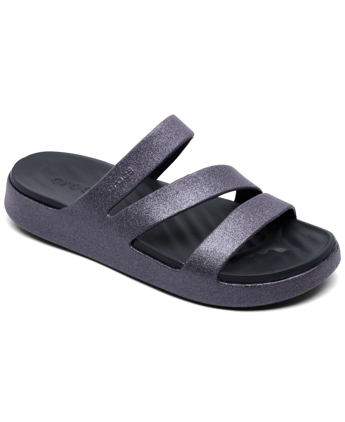 Click here for Crocs Womens Getaway Glimmer Strappy Sandals from... prices