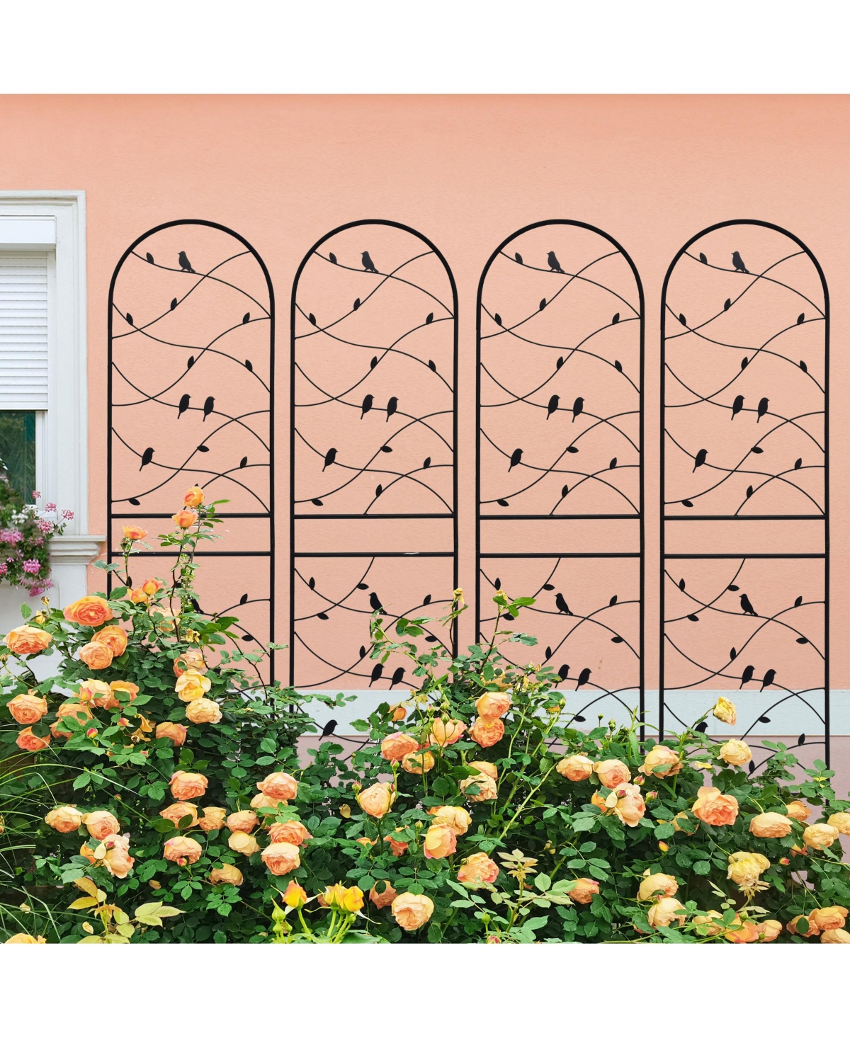 Click here for Clihome Metal Garden Trellis 71 x 19.7 Rustproof T... prices