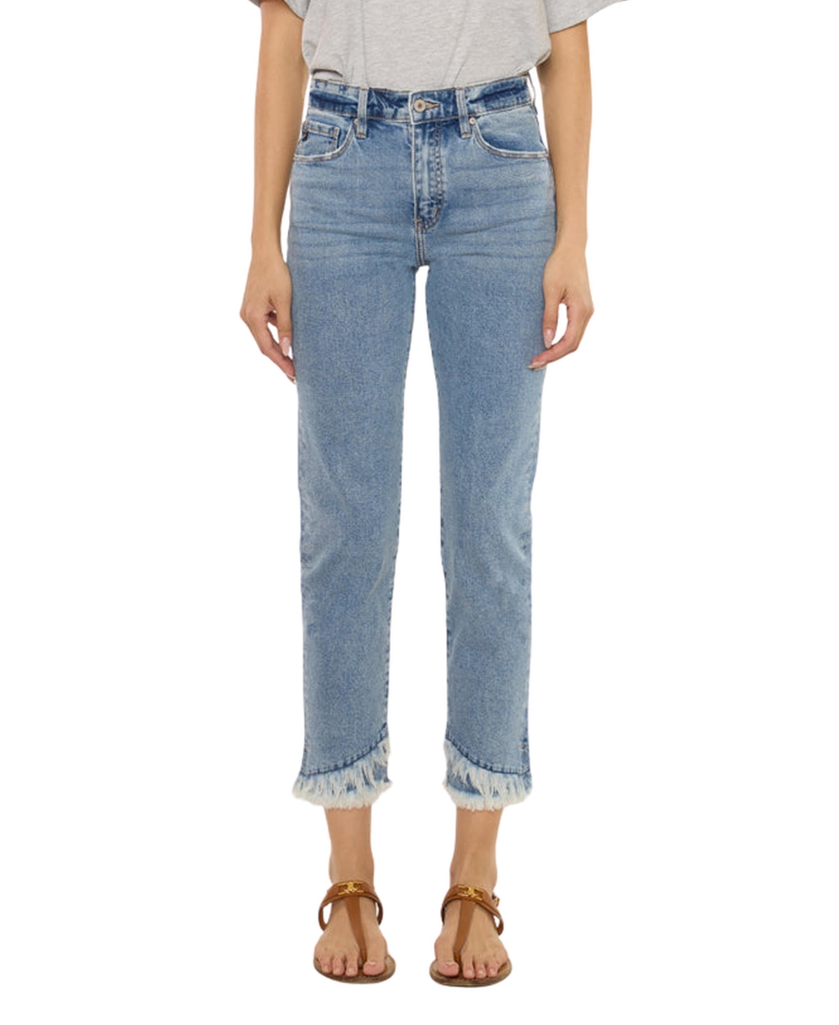 Click here for KanCan Essential Womens Clover High Rise Straight... prices