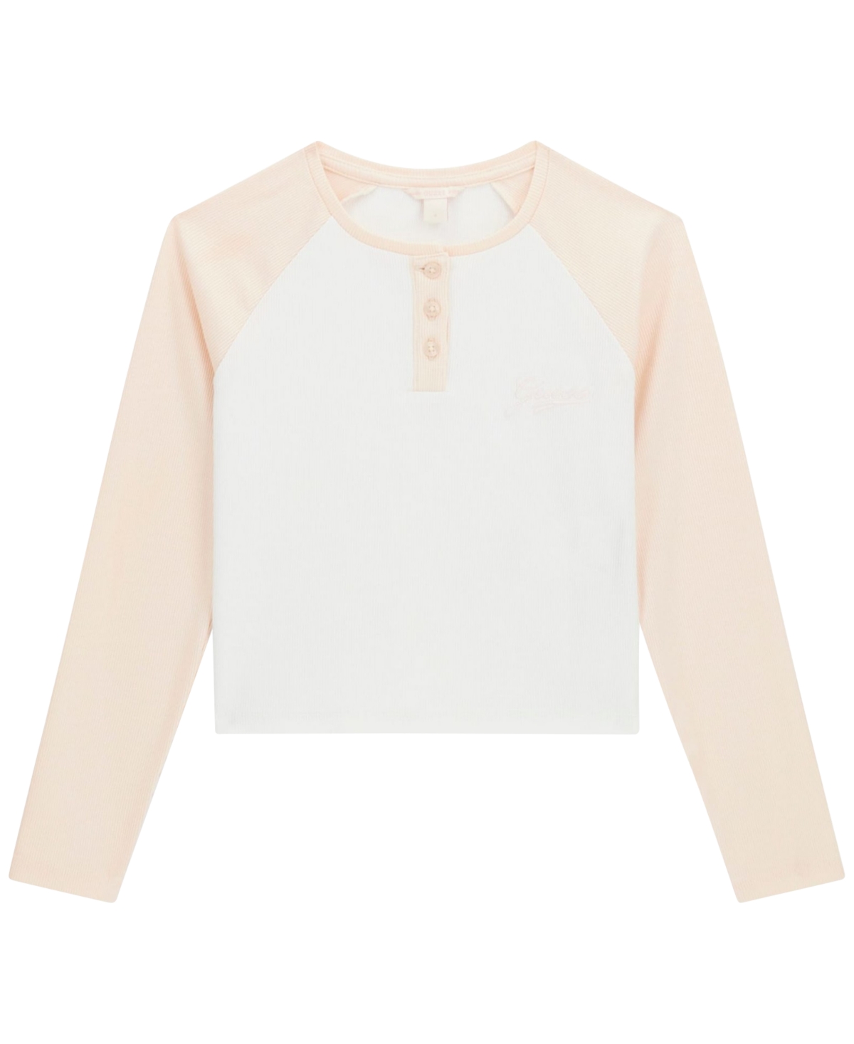 Click here for Guess Girls 7-16 Slim-Fit Raglan Long-Sleeve T-Shi... prices