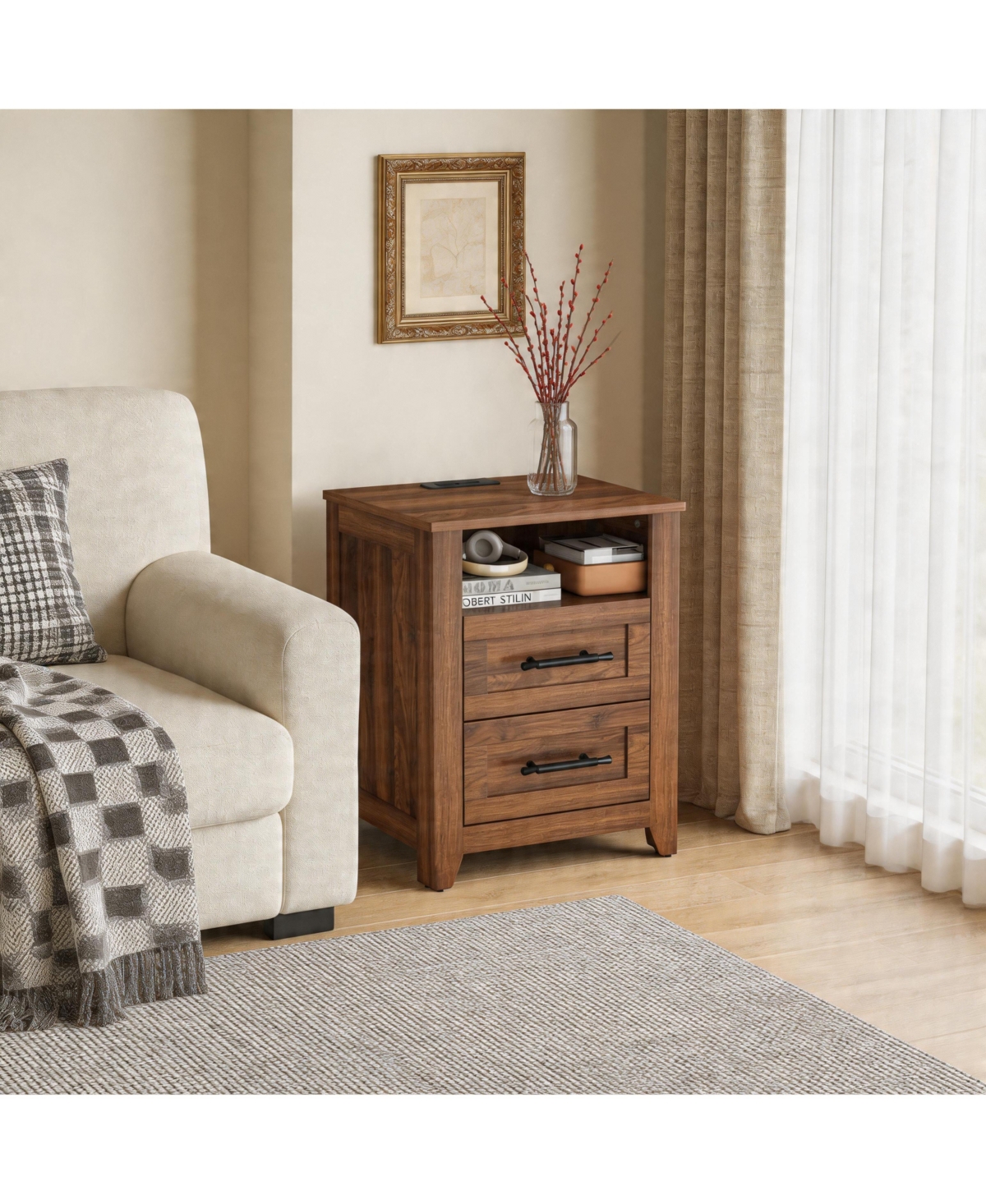 Click here for gaomon End Table with Usb/Type-c/Ac Outlets  Sofa... prices