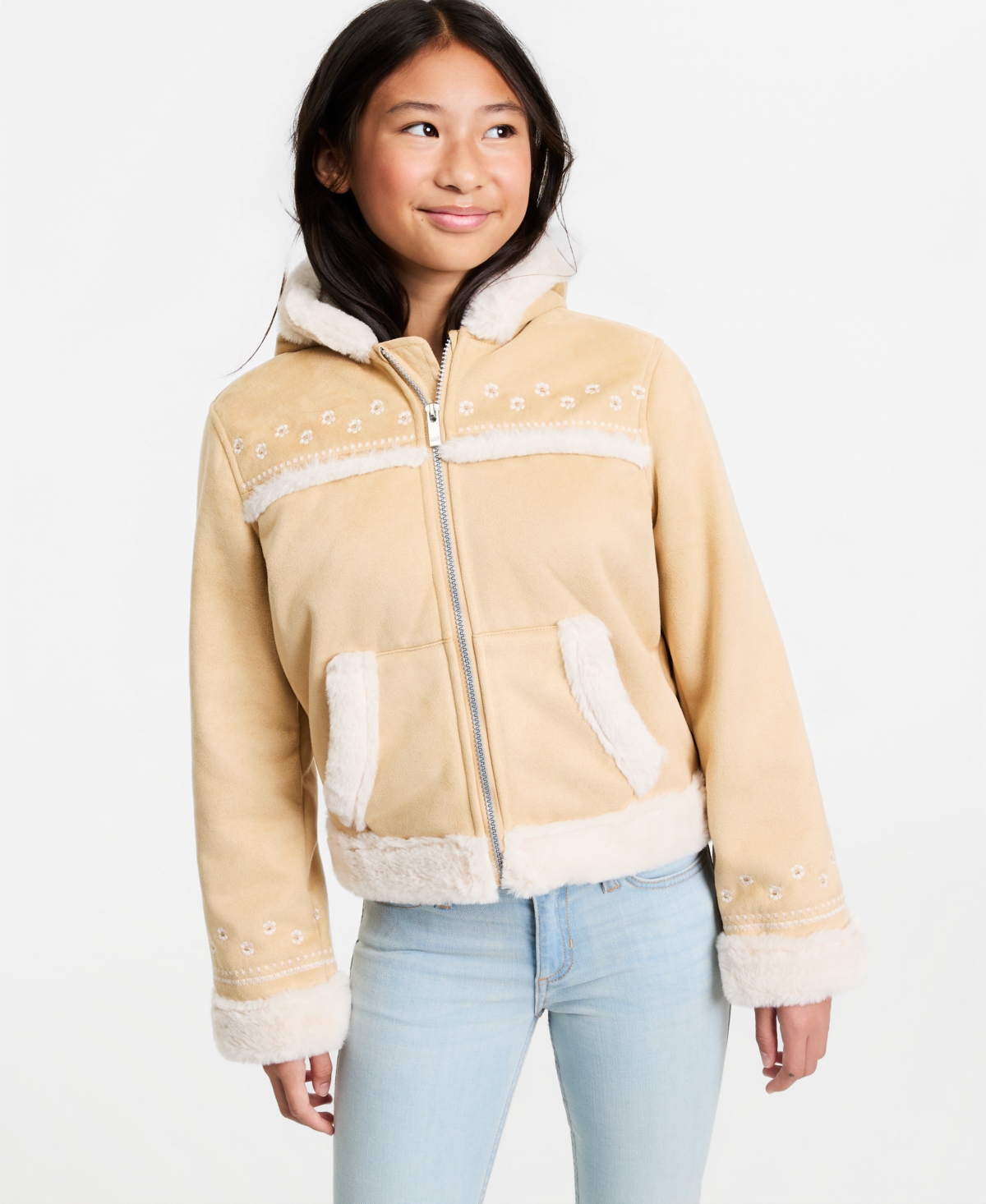Click here for abercrombie kids Girls 5-16 Afg Embroidered Jacket... prices