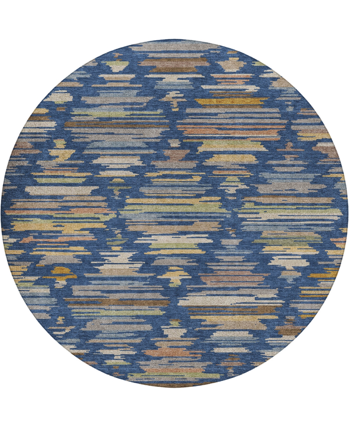 Click here for Dalyn Kenner KN2 8x8 Round Area Rug - Blue prices
