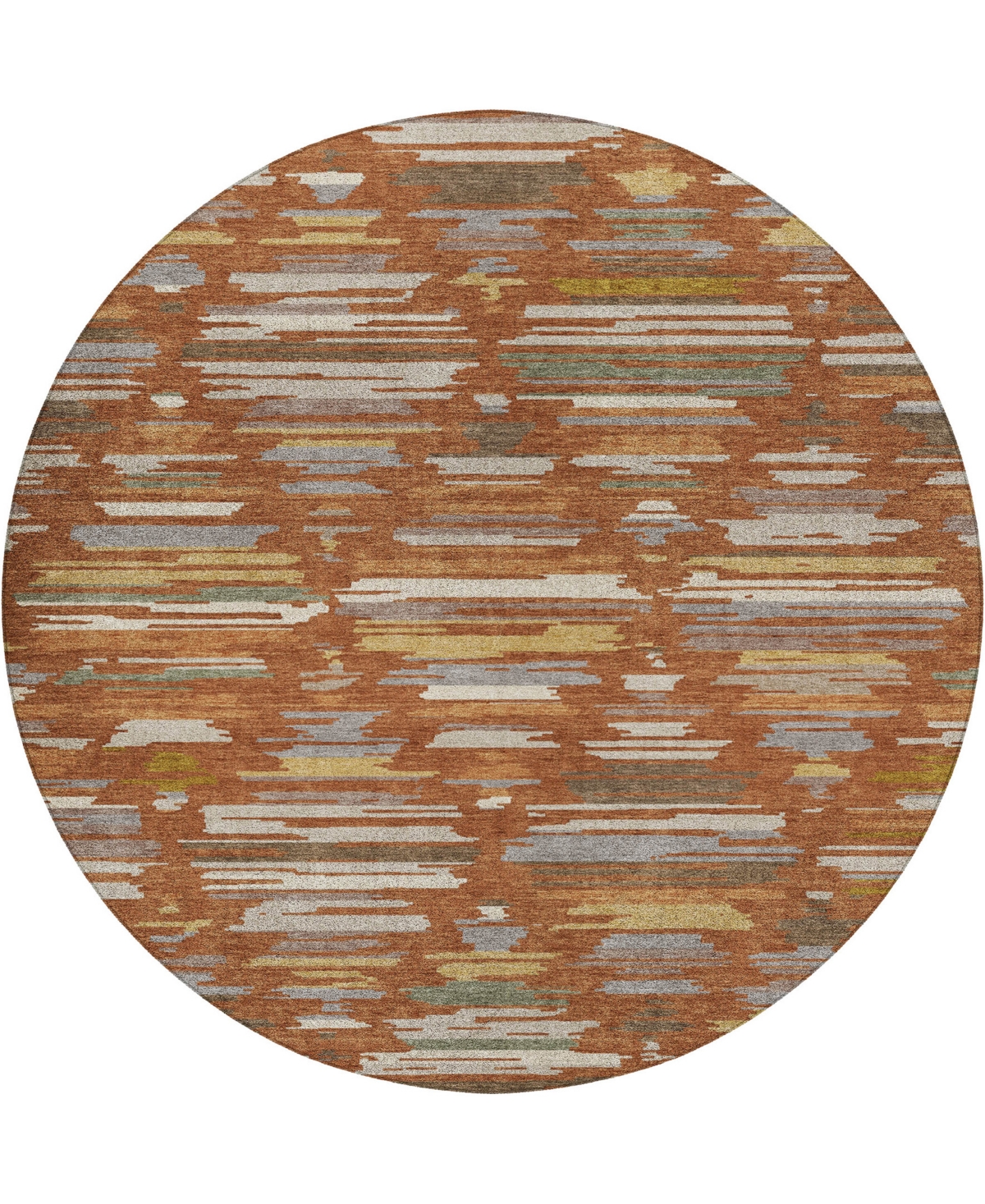 Click here for Dalyn Kenner KN2 8x8 Round Area Rug - Orange prices