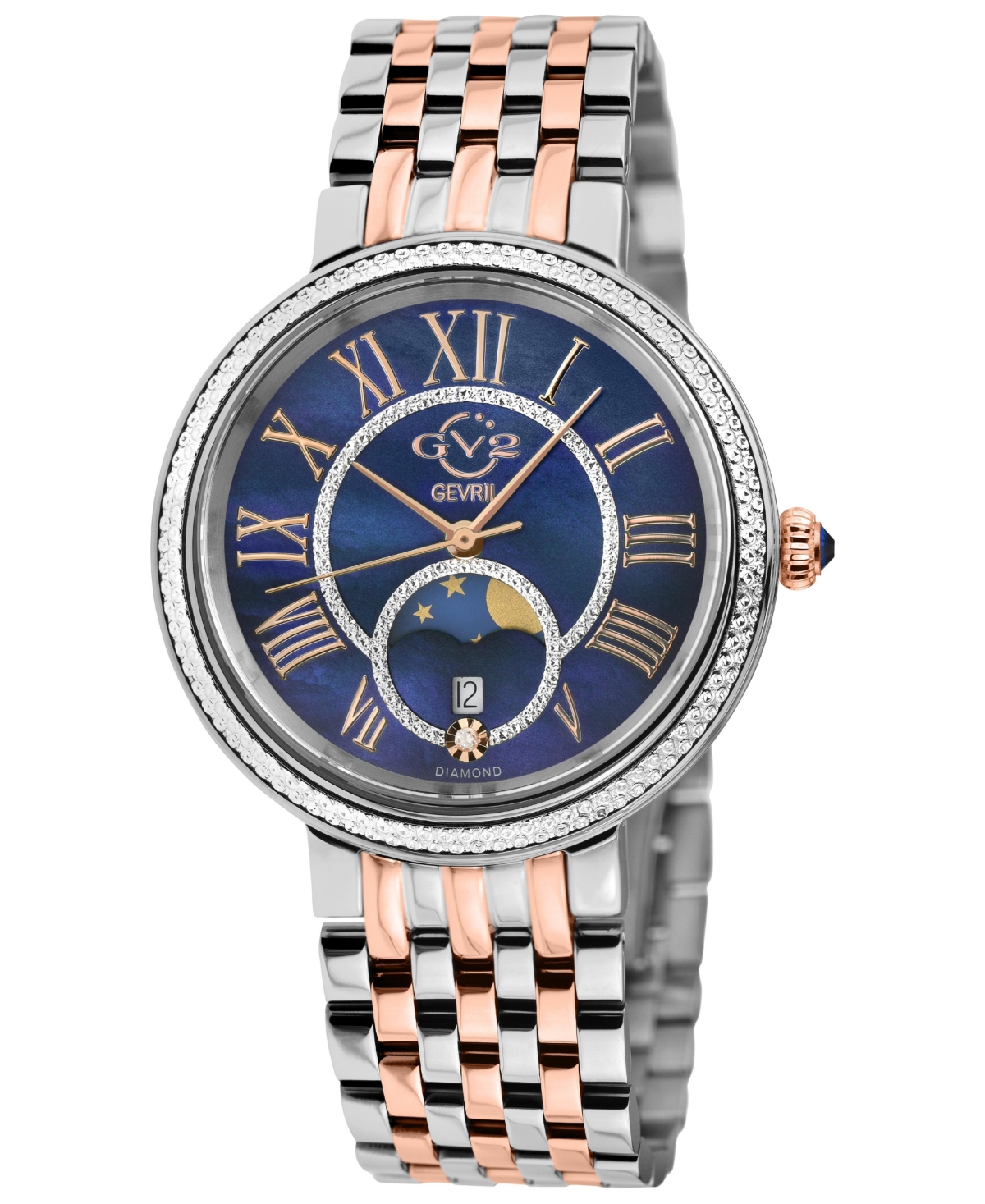 Click here for GV2 by Gevril Womens Genoa Swiss Quartz Diamond Tw... prices