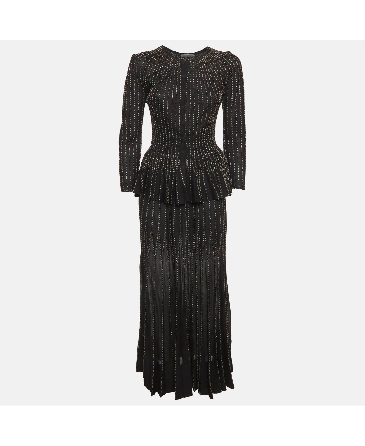 Click here for Pre-Owned Alexander Mcqueen Womens Knit Striped Em... prices