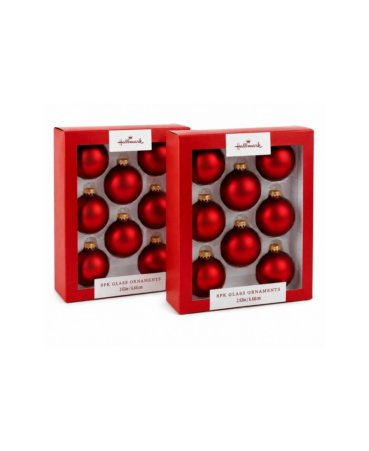 Click here for Hallmark Holiday 16-Piece Velvet Glass Ball Orname... prices