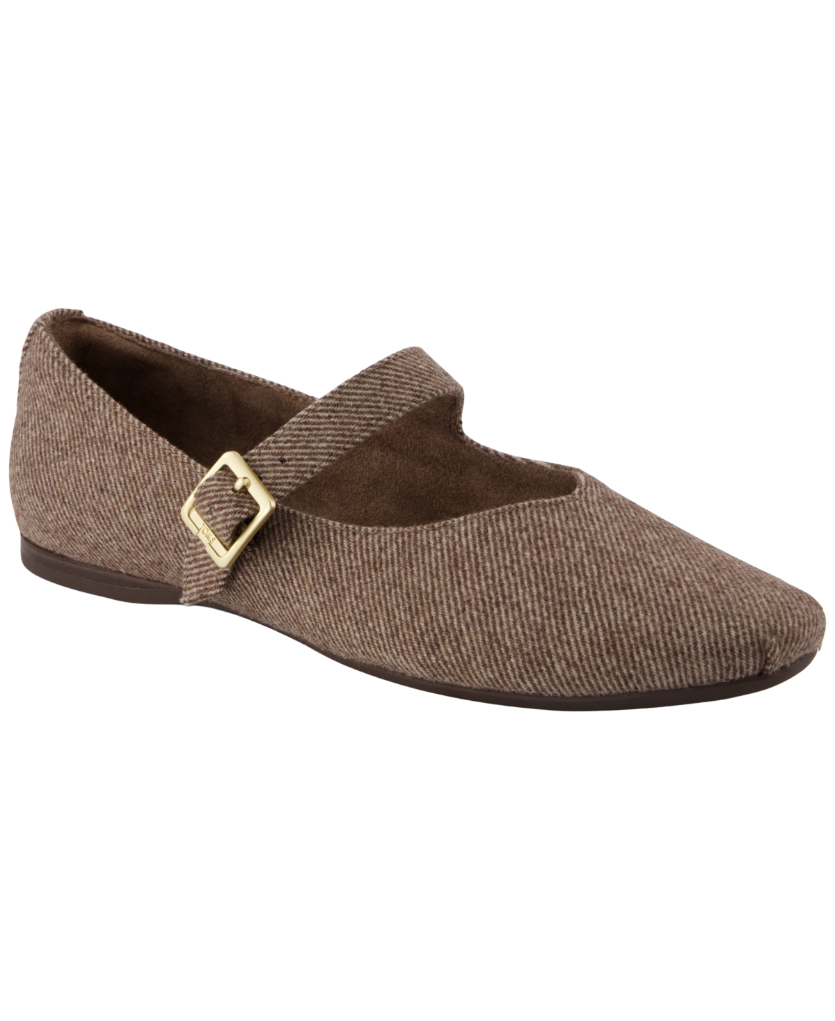 Click here for Toms Womens Gemma Mary Jane Buckled Flats - Brown... prices