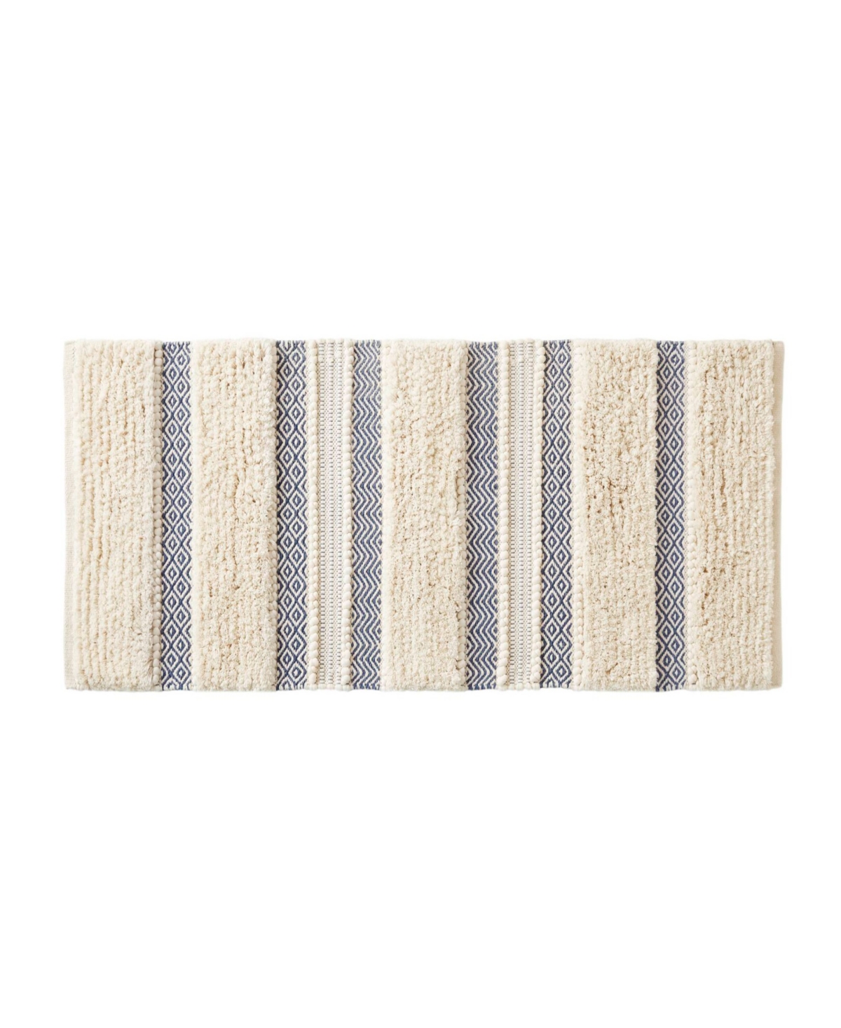 Click here for Ink+Ivy Asher Woven Texture Stripe Bath Rug  22 x... prices