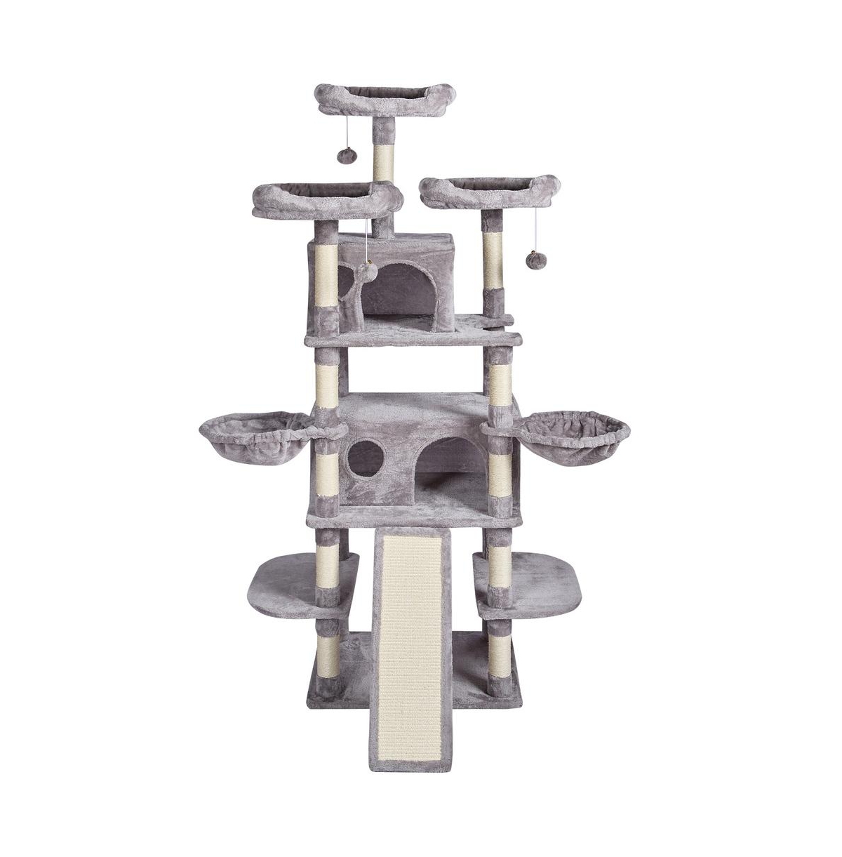 Click here for Ruie Cat Tree 68 in Tall Cat Tower with 2 Condos S... prices