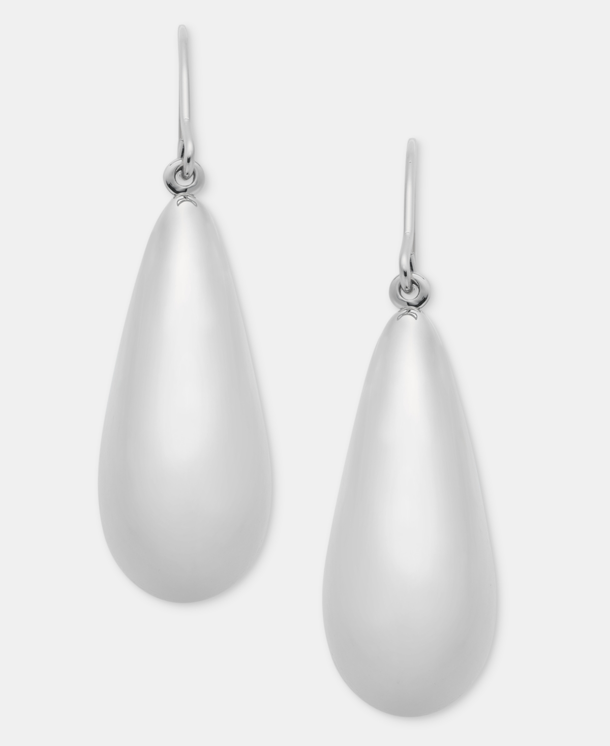Click here for Dkny Puffy Statement Hoop Earrings - Silver prices