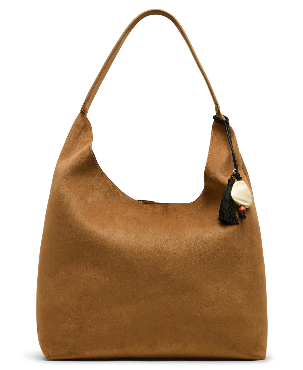 Click here for Steve Madden Lenore Large Hobo Handbag - Camel prices