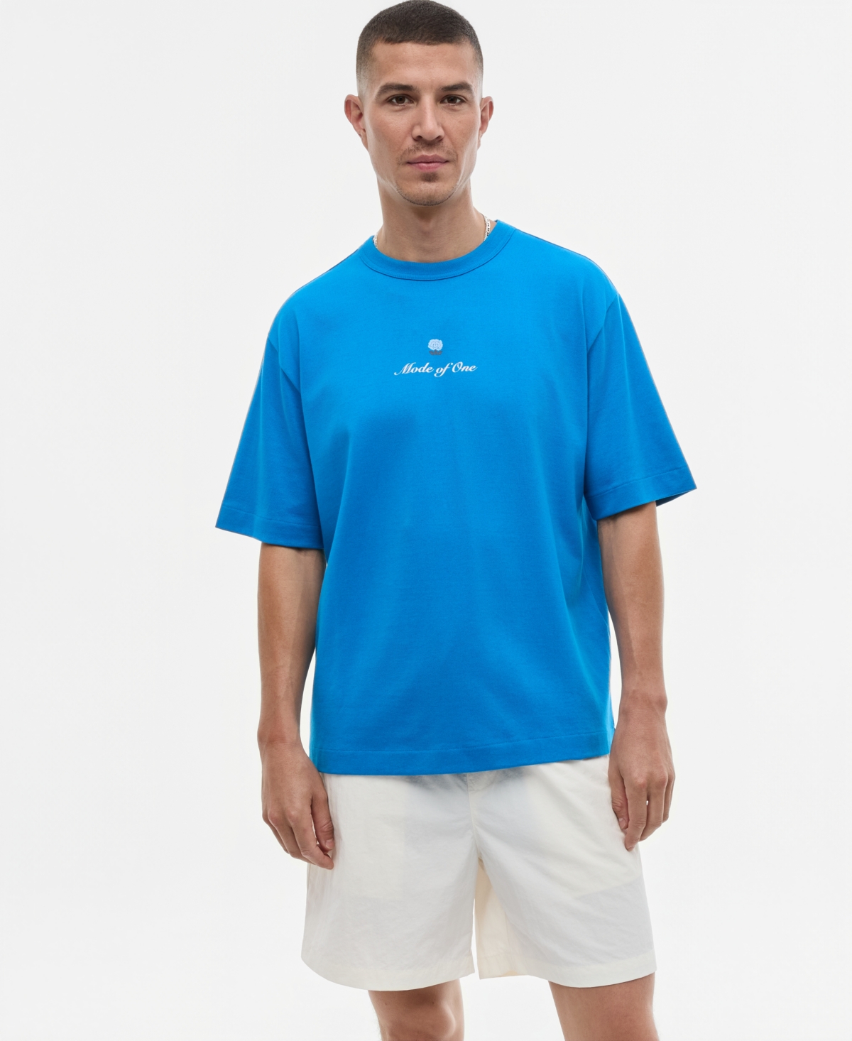 Click here for Mode of One Mens Logo Graphic Crewneck T-Shirt  Ma... prices