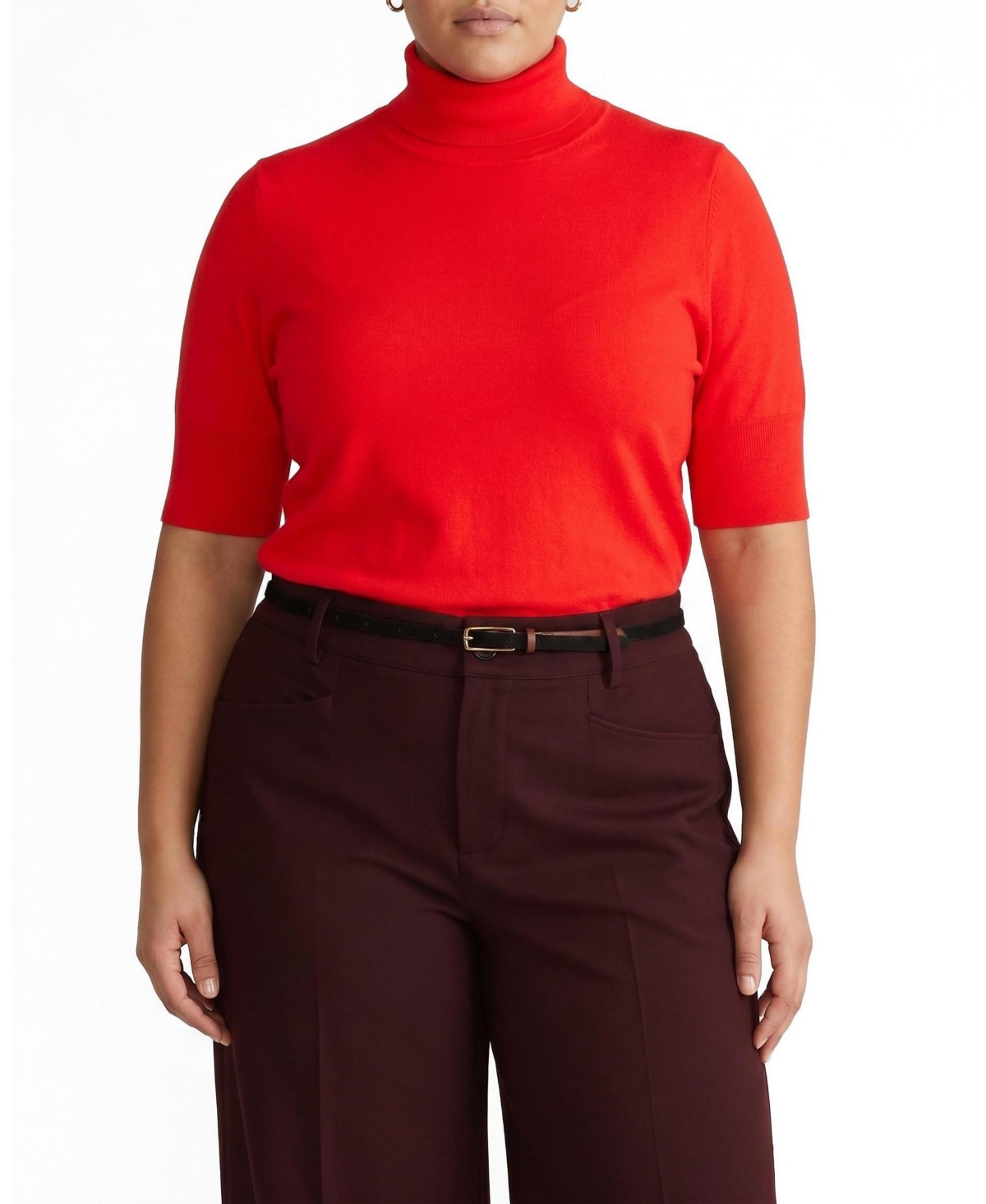 Click here for Universal Standard Plus Size Savvy Fine Knit Turtl... prices