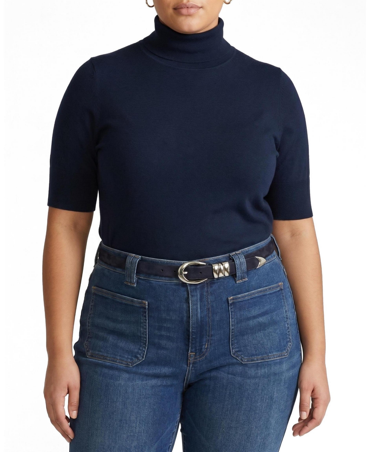 Click here for Universal Standard Plus Size Savvy Fine Knit Turtl... prices
