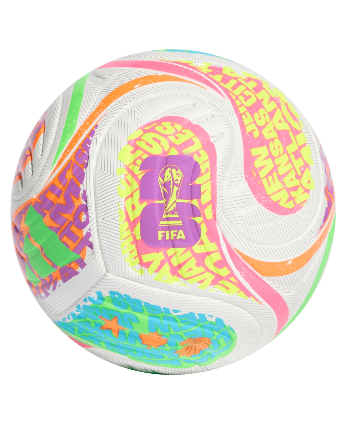 Click here for adidas Mens Fifa World Cup 26 Host Cities Mini Bal... prices