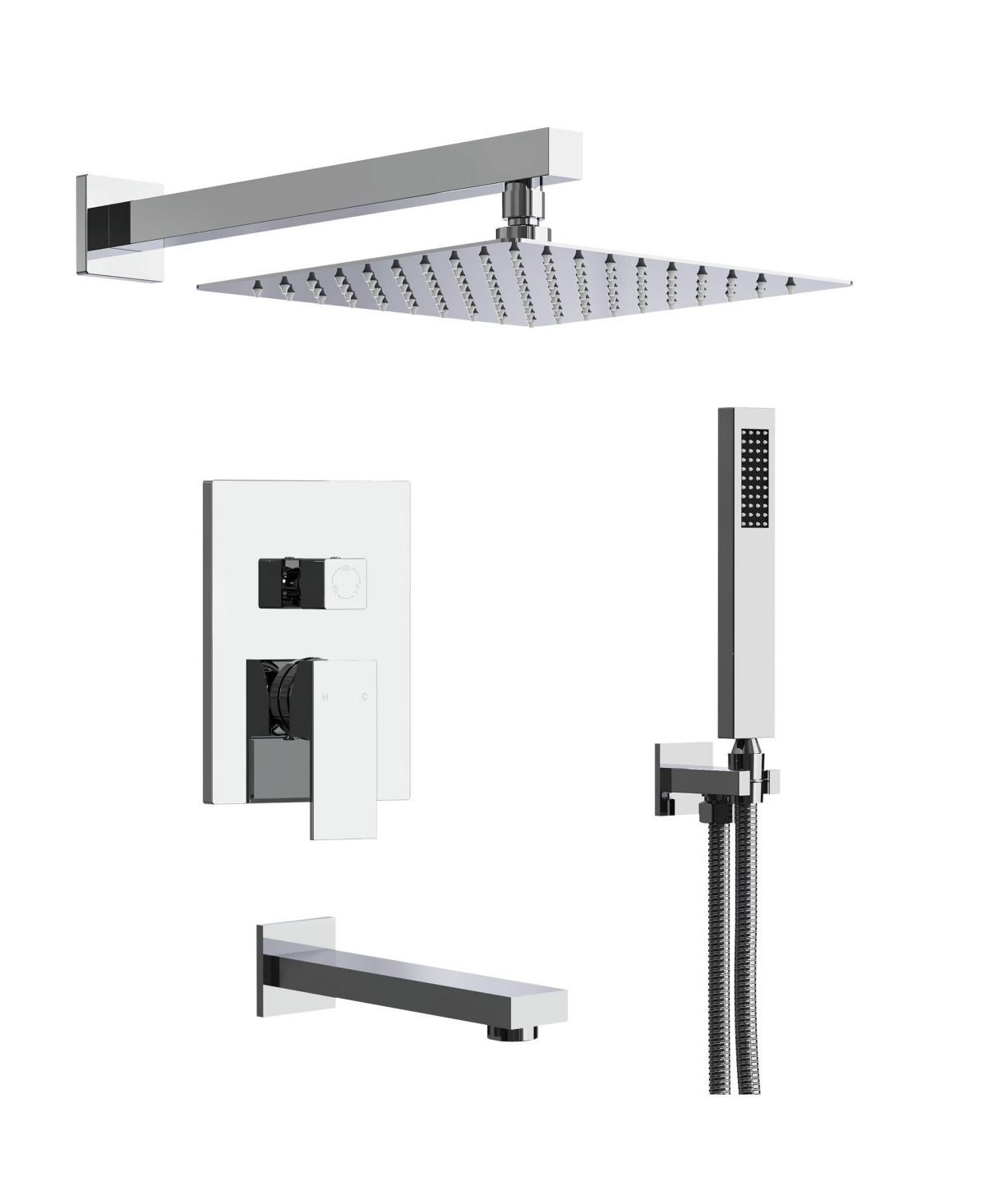 Click here for Everstrein Wall Mounted 10 Shower System Bathtub F... prices