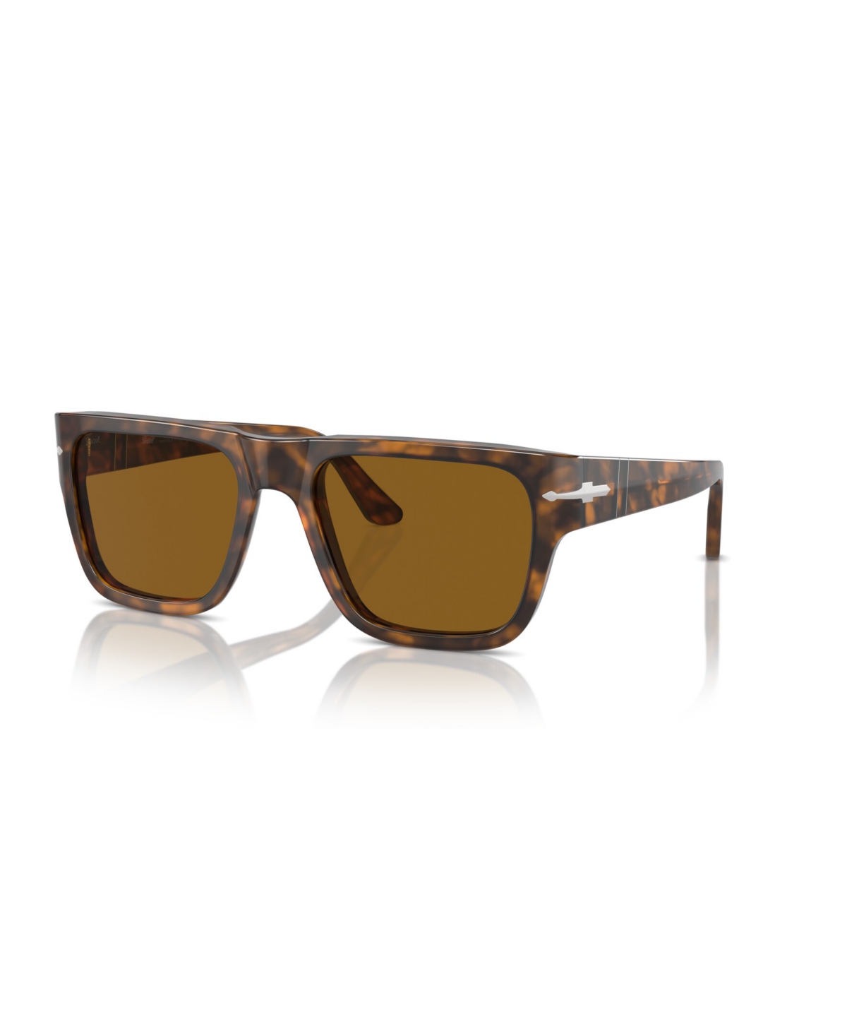 Click here for Persol Unisex Square Sunglasses  PO3348S - Brown H... prices