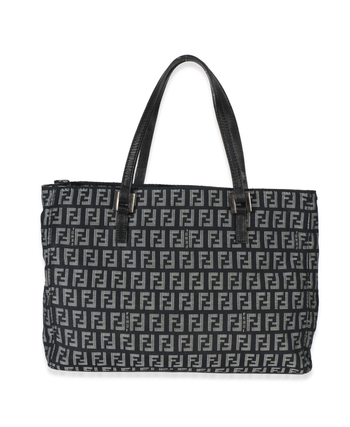 Click here for Pre-Owned Fendi Vintage Black Ff Canvas Zucchino T... prices