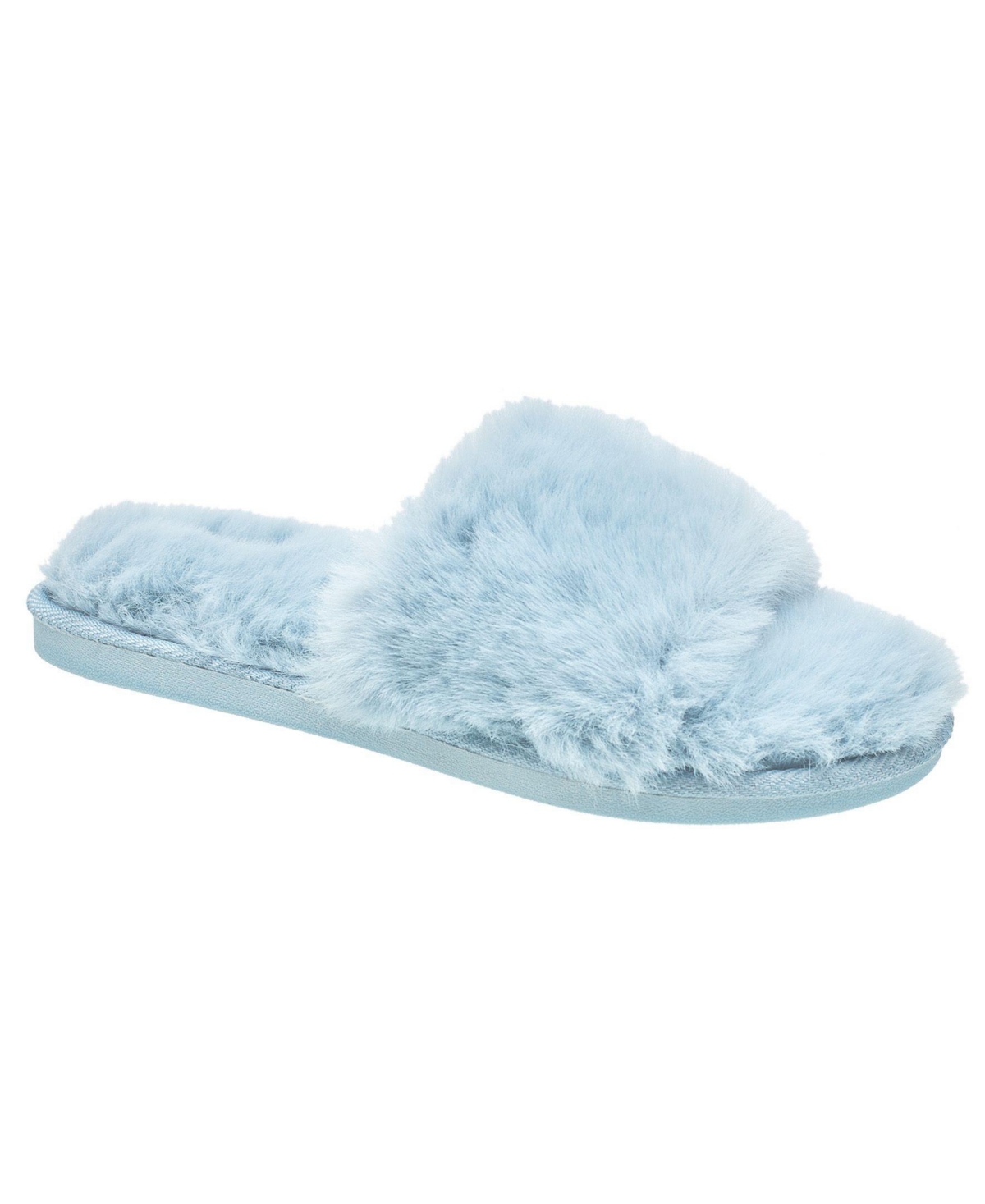 Click here for Nine West Womens Faux Fur Slippers Blush - Light b... prices