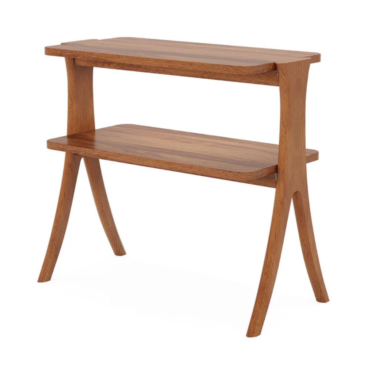 Click here for Slickblue Farmhouse Wood End Table 2-Tier Side Tab... prices
