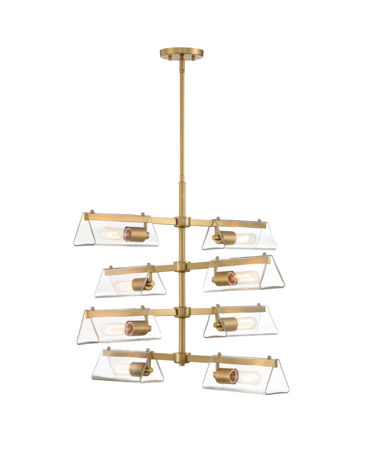 Click here for Designers Fountain Latitude 28.5 Metal 8-Light Cha... prices