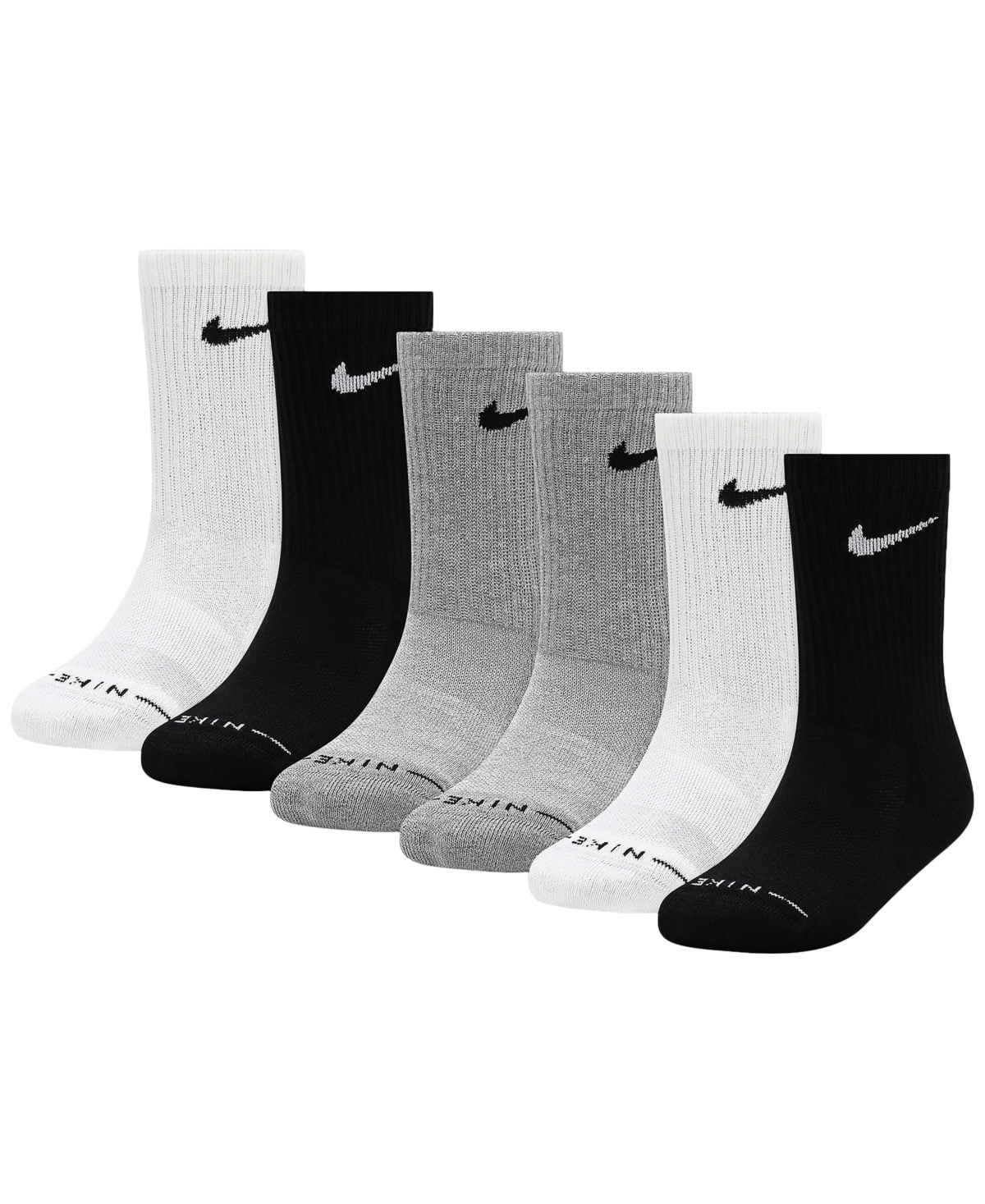 Click here for Nike Boys and Girls 4-7 Dri-fit Elevated Crew Sock... prices