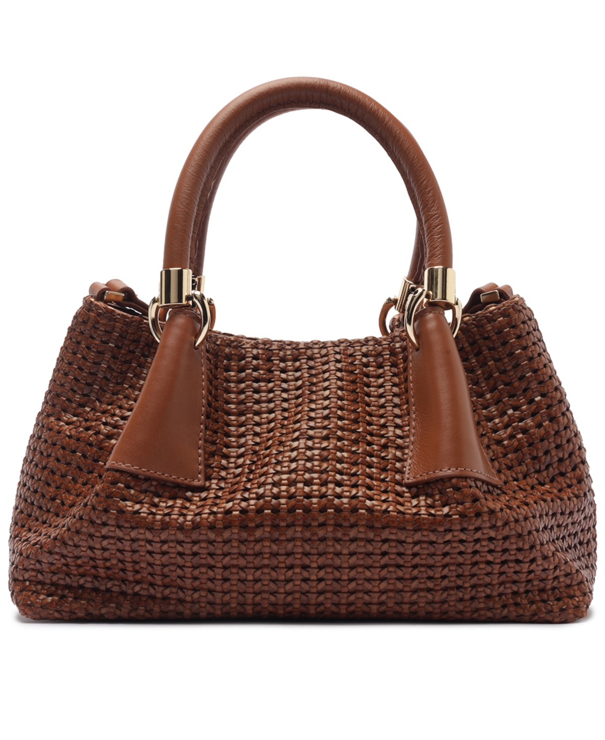 Click here for Arezzo Eva Medium Leather Tote Handbag - Soul Natu... prices