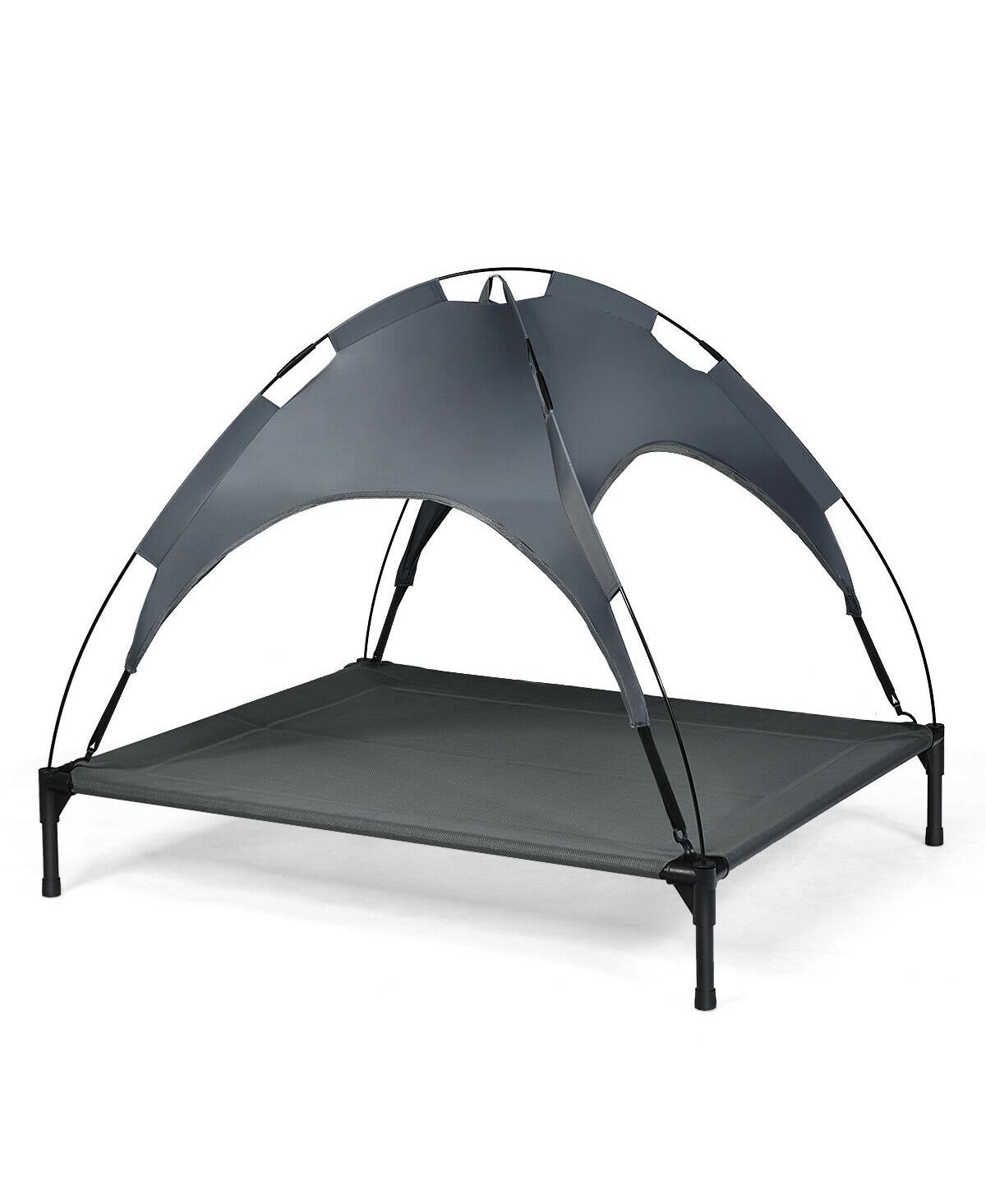 Click here for Gymax 42 Inch Portable Elevated Dog Cot Outdoor Co... prices
