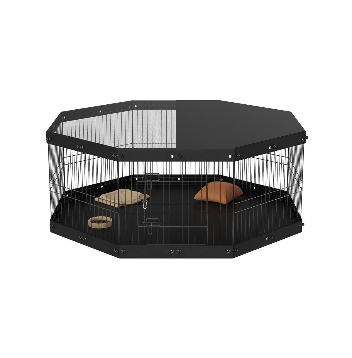 Click here for Ruie Foldable 8 Panel Metal Dog Playpen 24 in Pet... prices