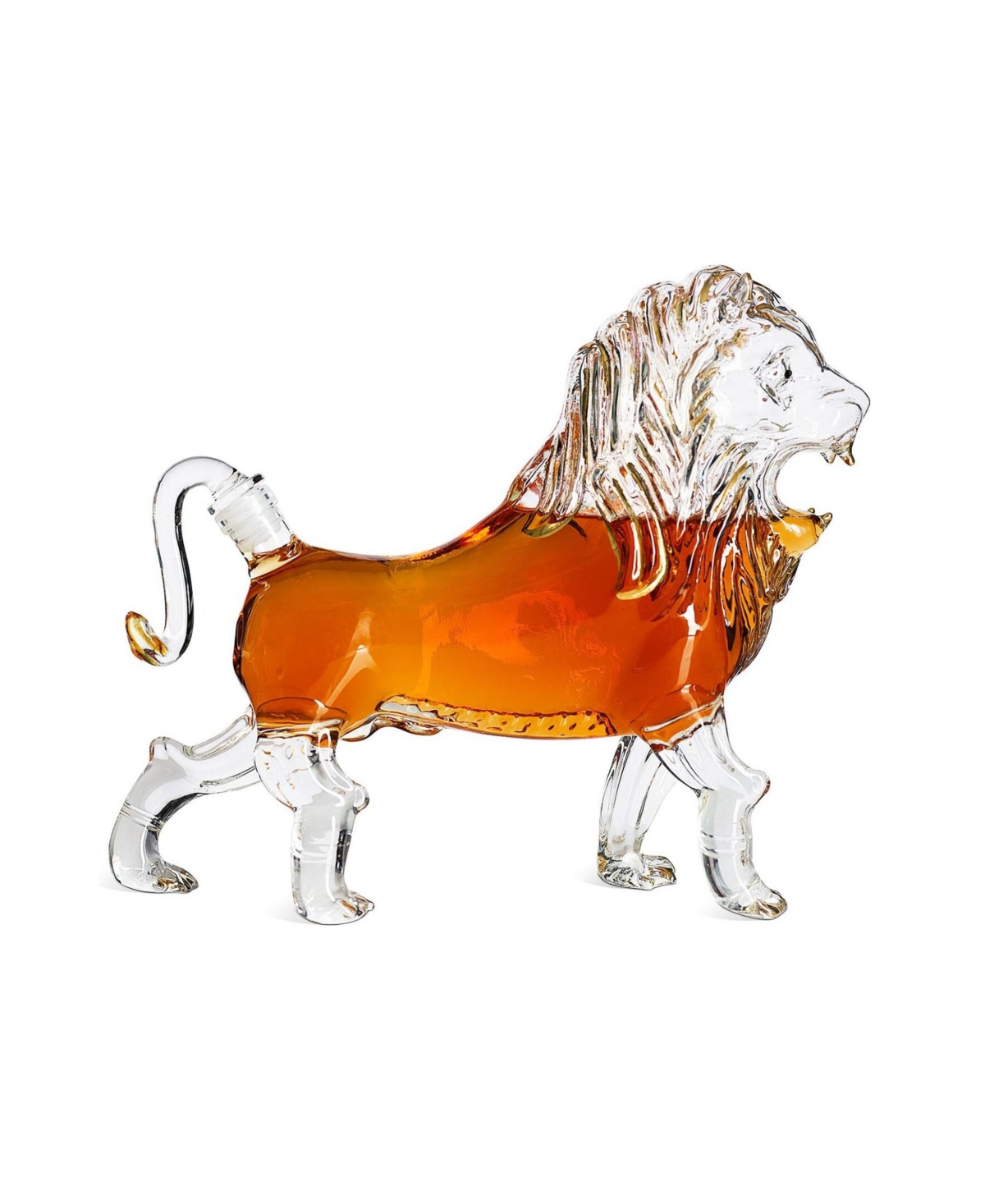Click here for The Wine Savant Lion 17 oz. Whiskey Decanter - Cle... prices