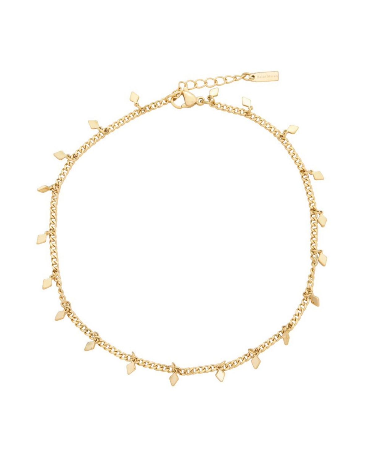 Click here for St. Moran Tarnish-Resistant Gold Curb Chain Diamon... prices