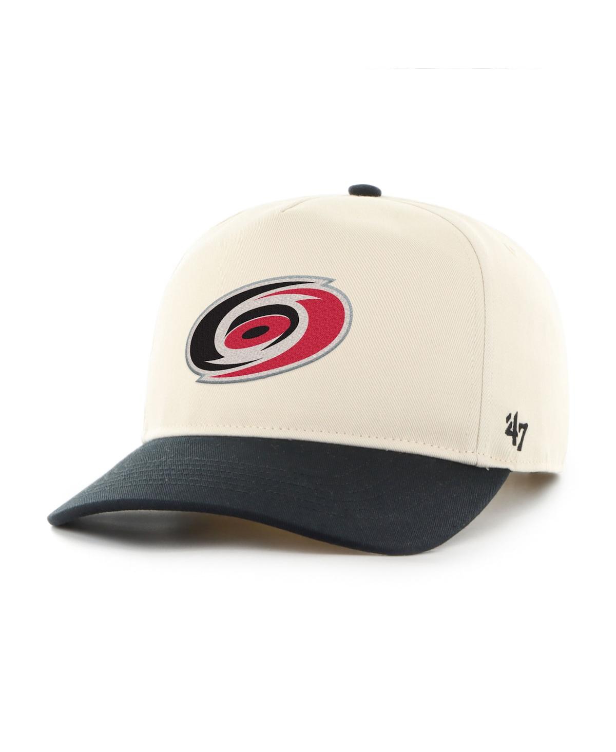 Click here for 47 Brand Mens Cream/Black Carolina Hurricanes Logo... prices