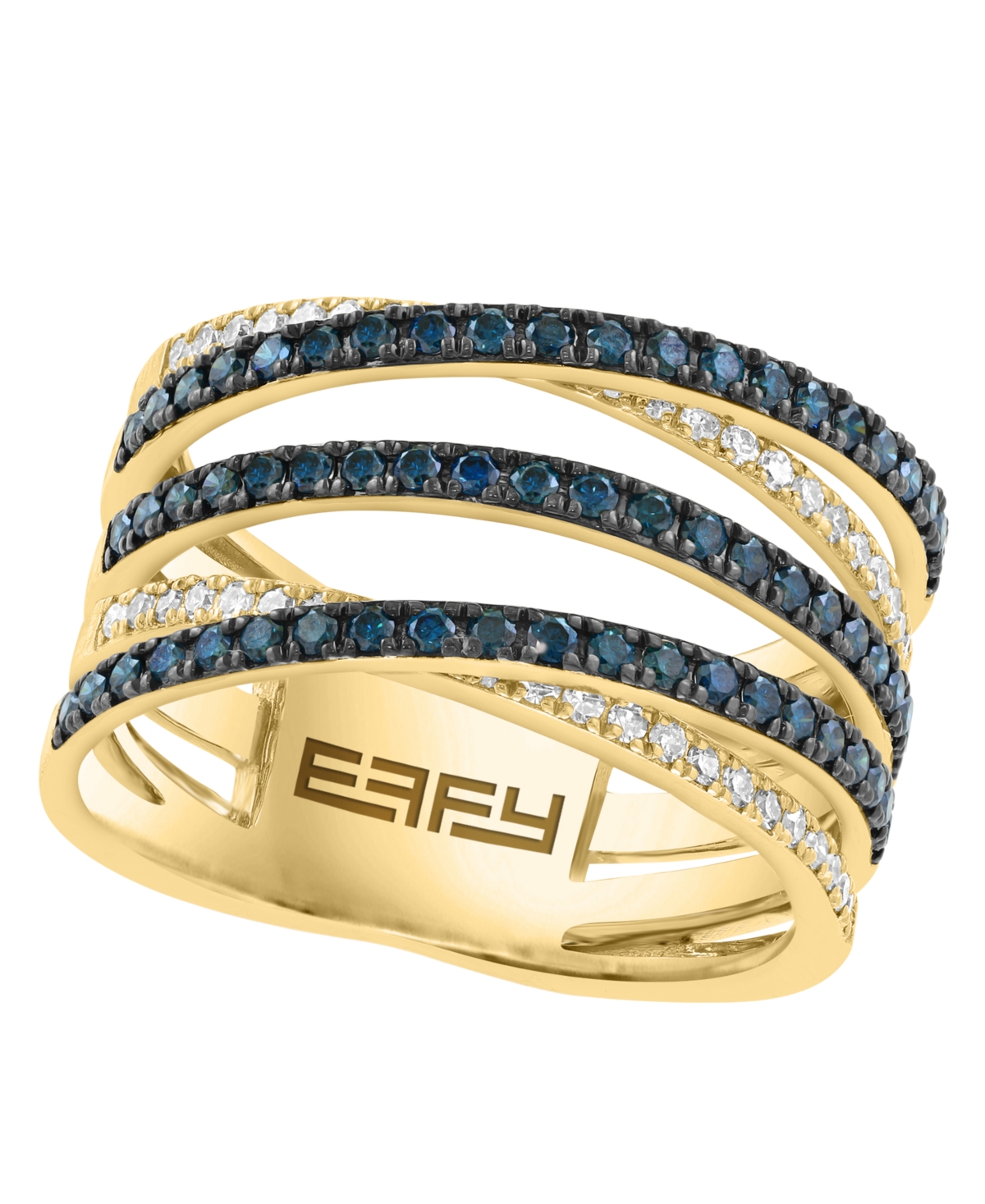Click here for Effy Collection White Diamond (1/4 ct. t.w.) & Blu... prices
