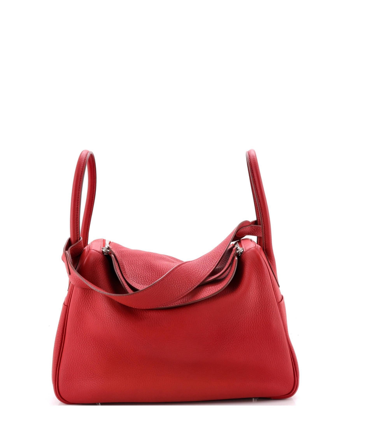 Click here for Pre-Owned HERMES 34 Lindy Bag Clemence - Red prices
