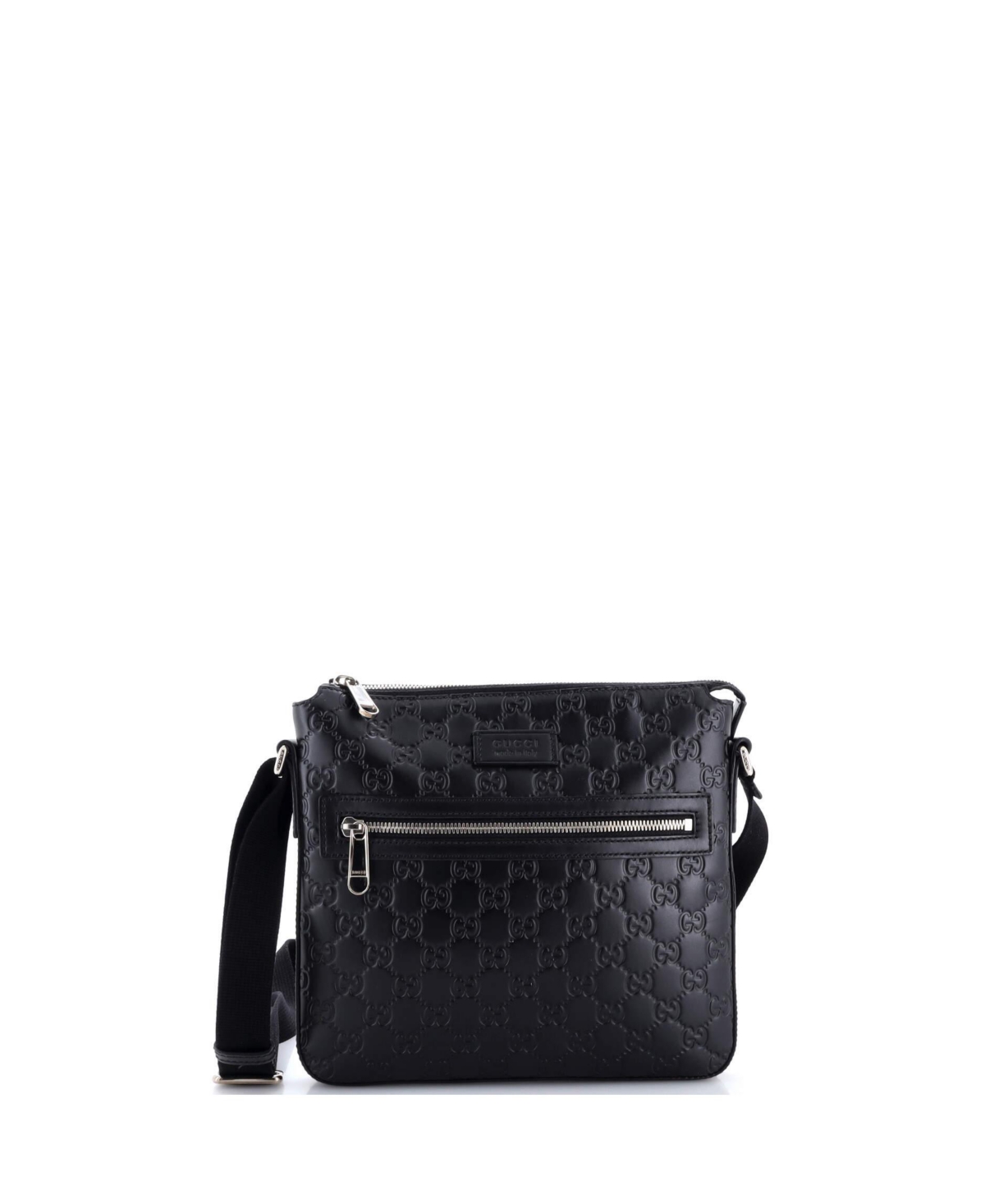 Click here for Pre-Owned Gucci Small Signature Zip Messenger Bag... prices