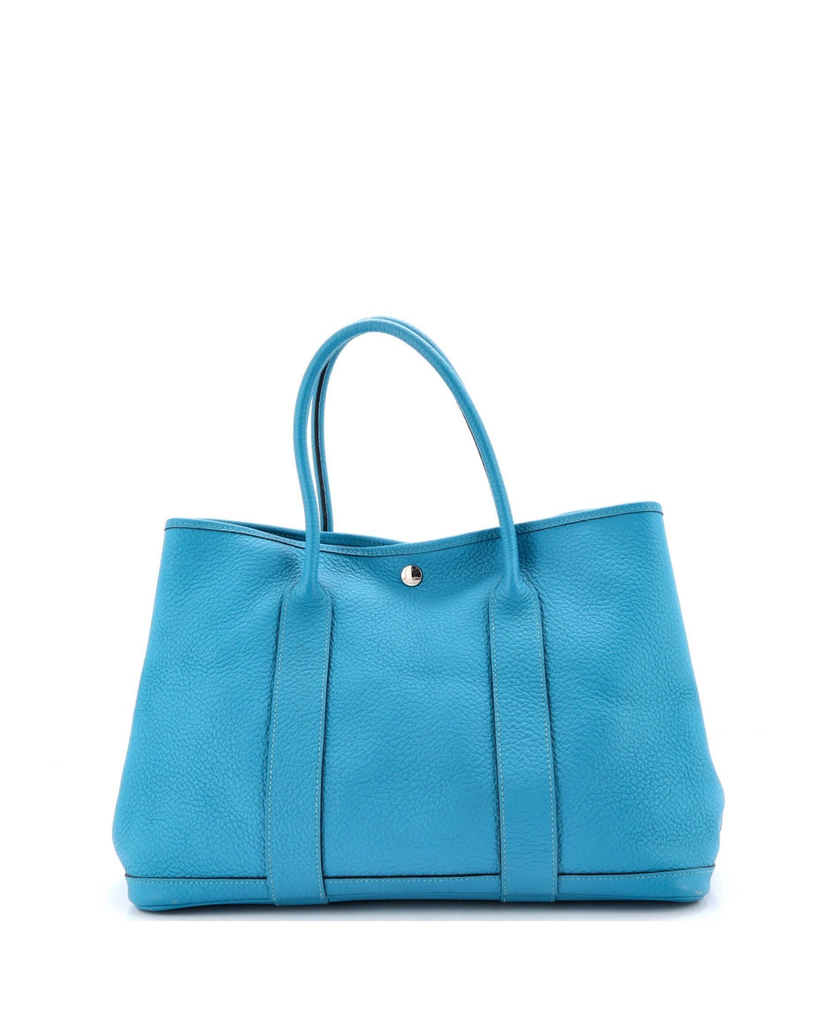 Click here for Pre-Owned HERMES 36 Garden Party Tote Leather - Bl... prices