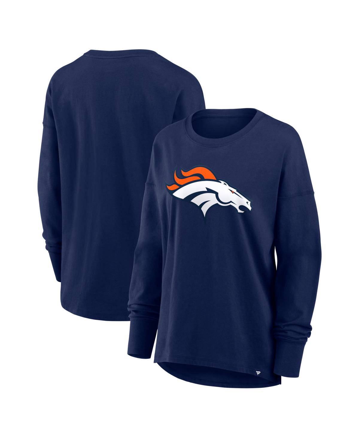Click here for Fanatics Womens Navy Denver Broncos Essential Long... prices