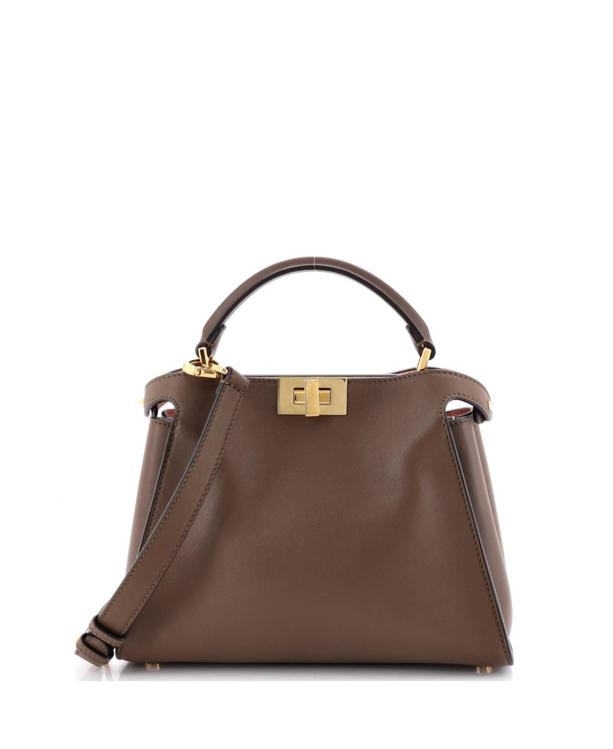 Click here for Pre-Owned Fendi Peekaboo Essentially Bag Leather -... prices