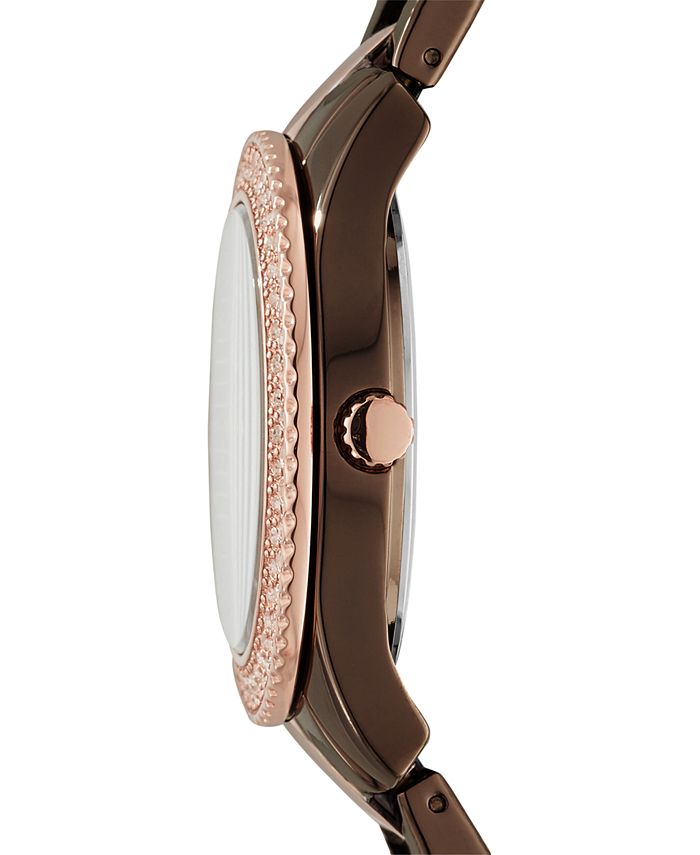 Fossil Women's Stella Two-Tone Stainless Steel Bracelet Watch 38mm ...