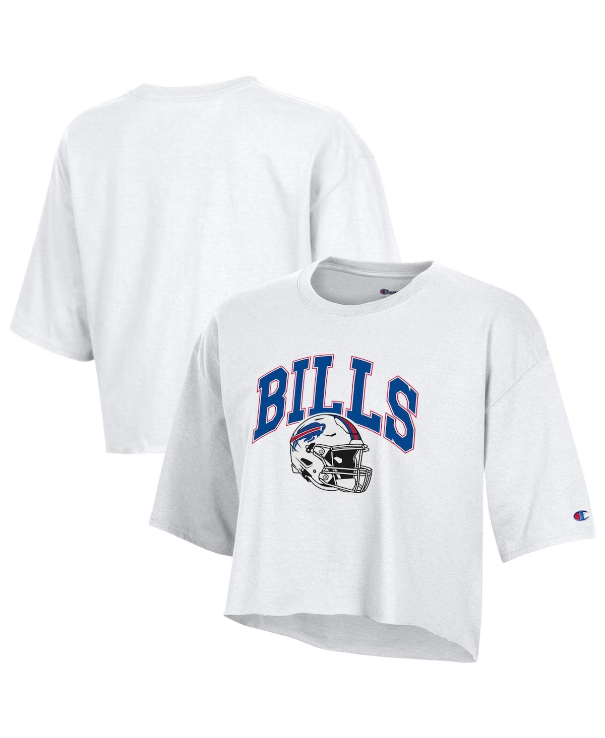 Click here for Champion Womens White Buffalo Bills Boyfriend Crop... prices