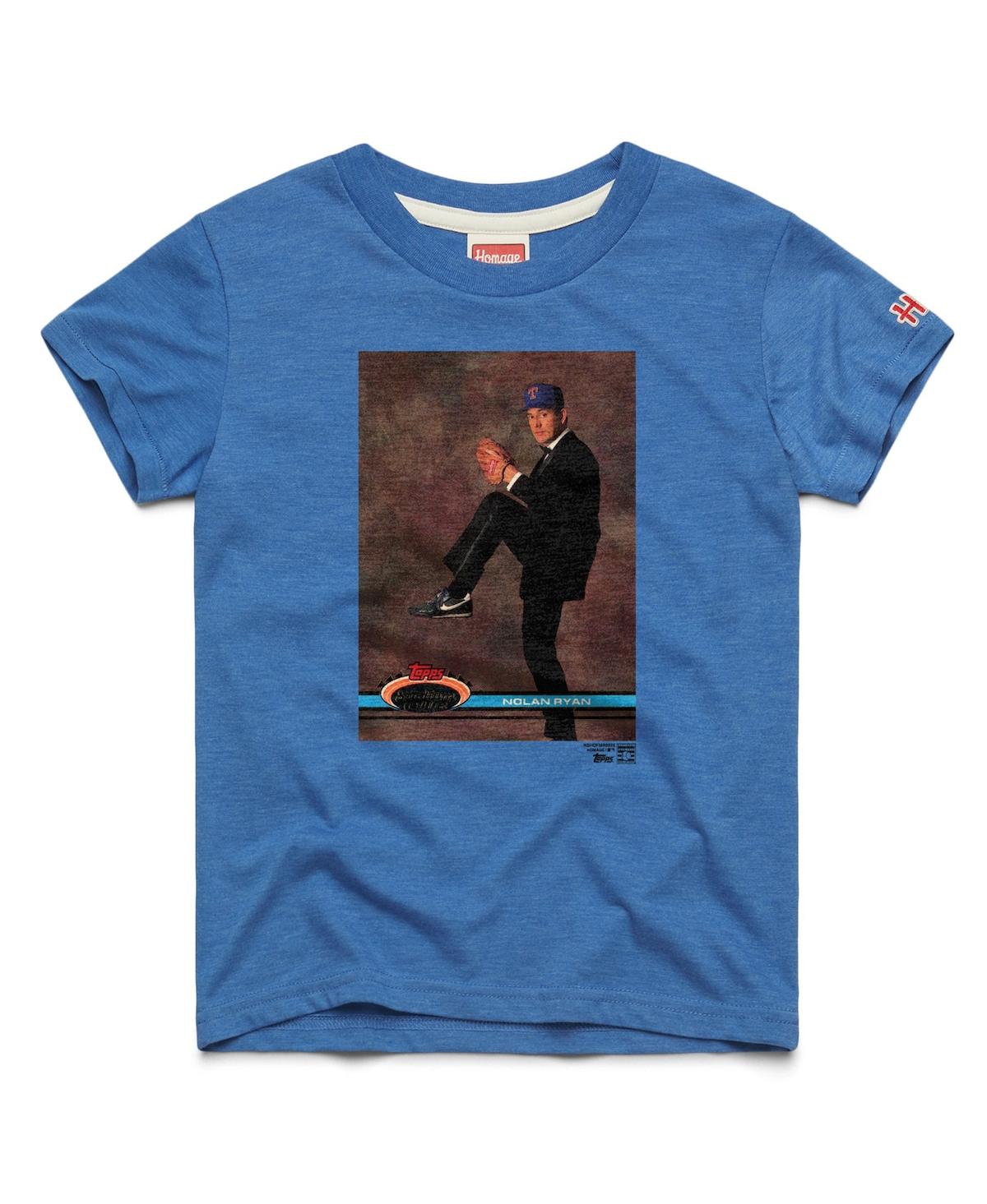 Click here for Homage Big Boys and Girls Nolan Ryan Royal Texas R... prices