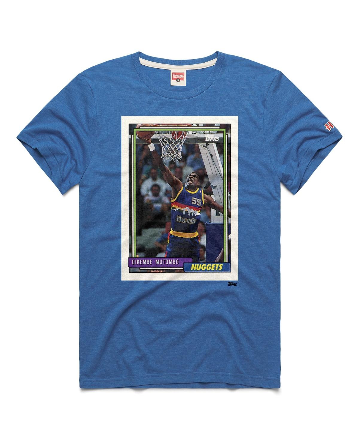 Click here for Homage Mens and Womens Dikembe Mutombo Blue Denver... prices
