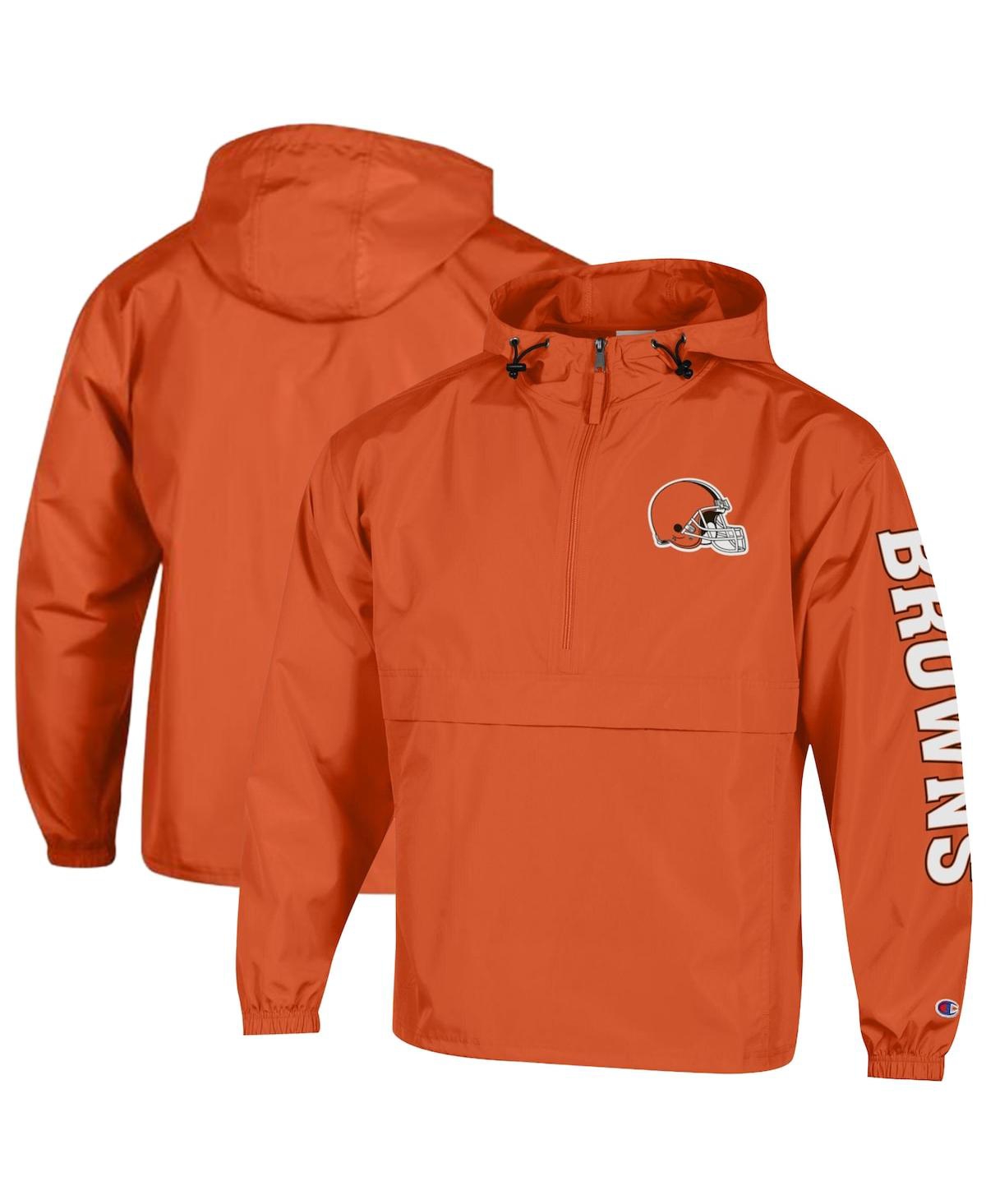 Click here for Champion Mens Orange Cleveland Browns Packable Hoo... prices