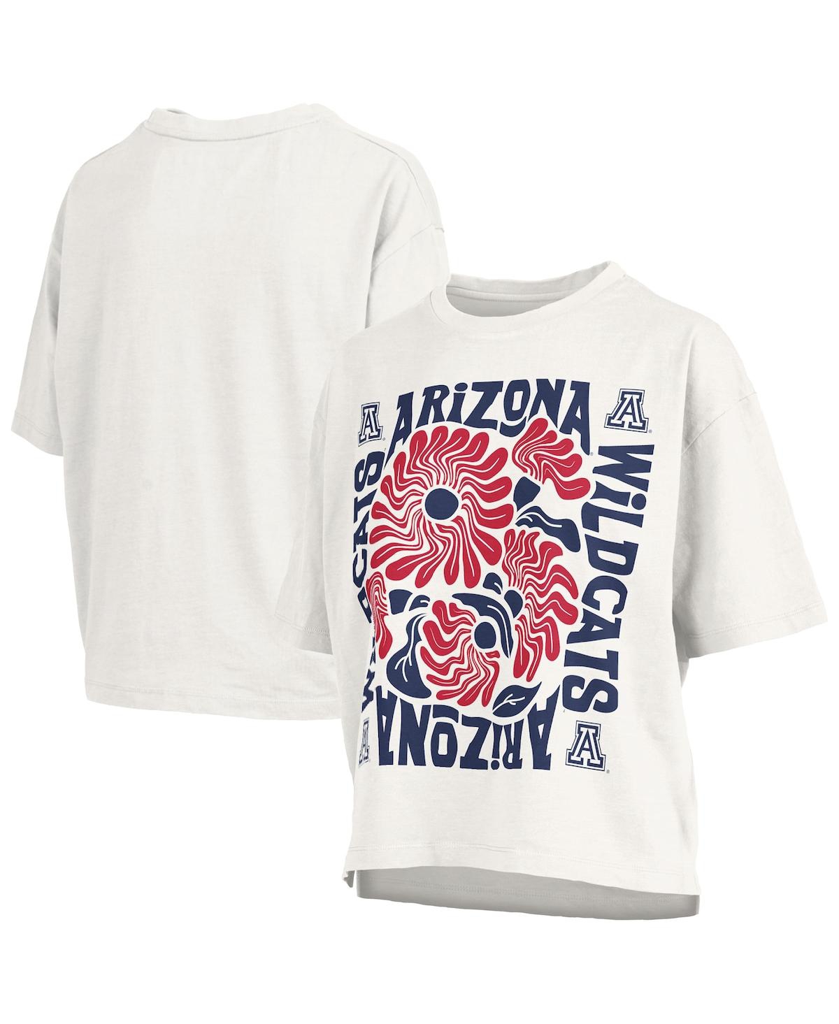 Click here for Pressbox Womens White Arizona Wildcats Elena Overs... prices